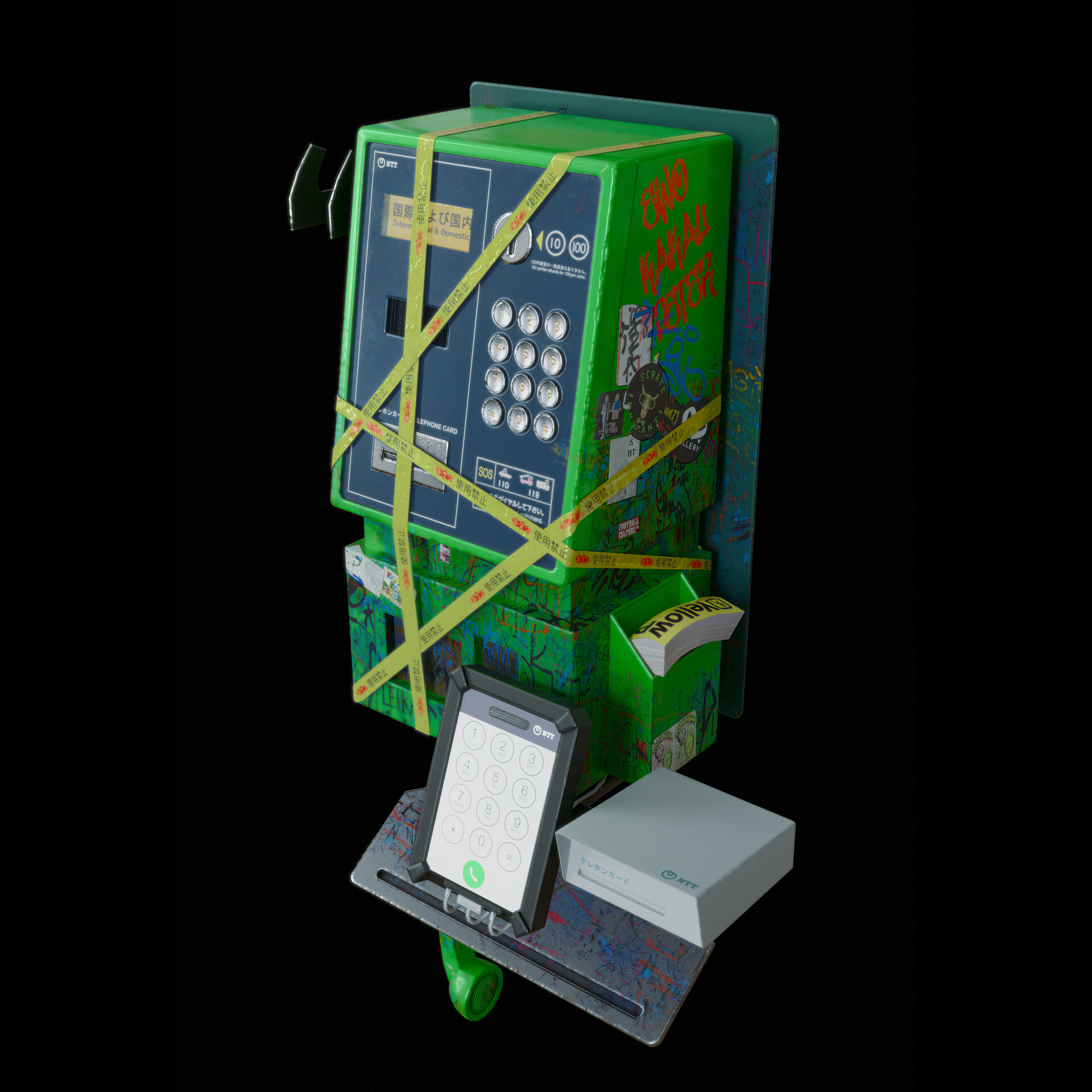 ArtStation - Futuristic Public Phone