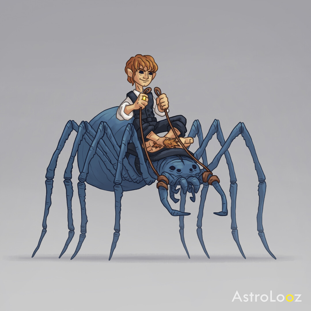 ArtStation - Evil Bilbo Baggins