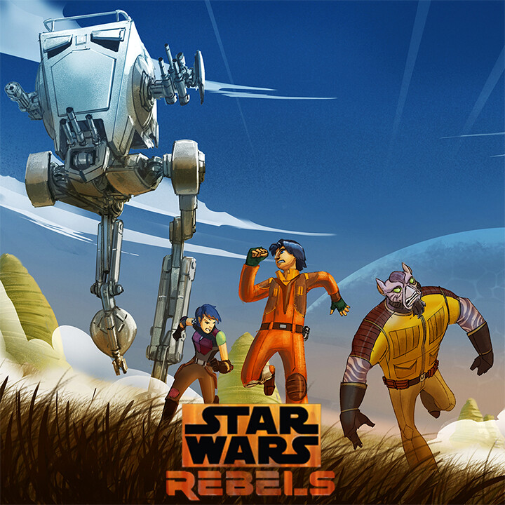 ArtStation - Star Wars: Rebels Early Dev Concept // Walker Attack