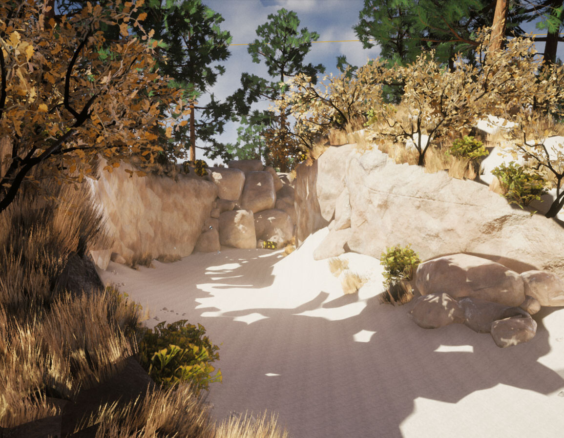 ArtStation - Dry Gully WIP