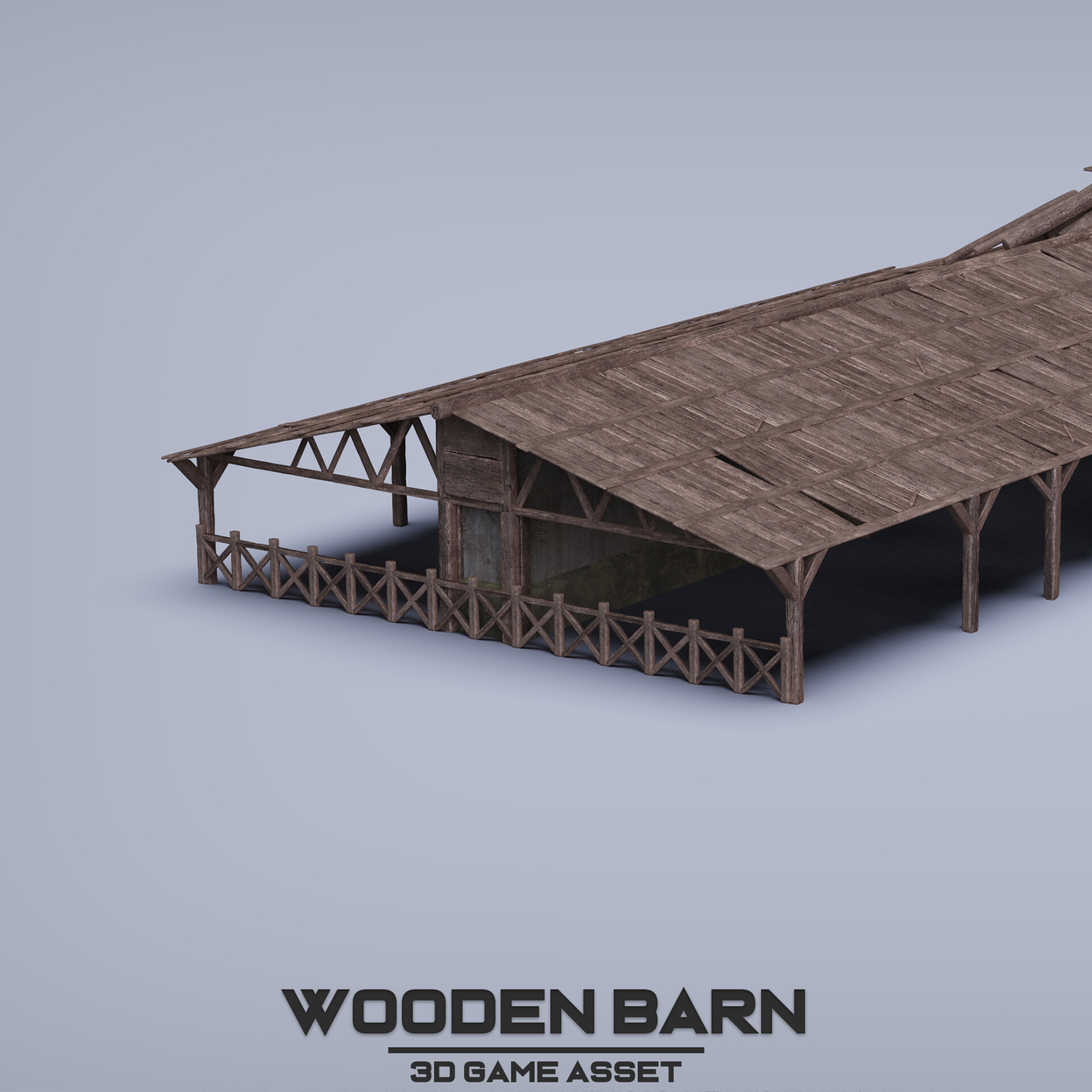 ArtStation - Medieval Wooden Barn