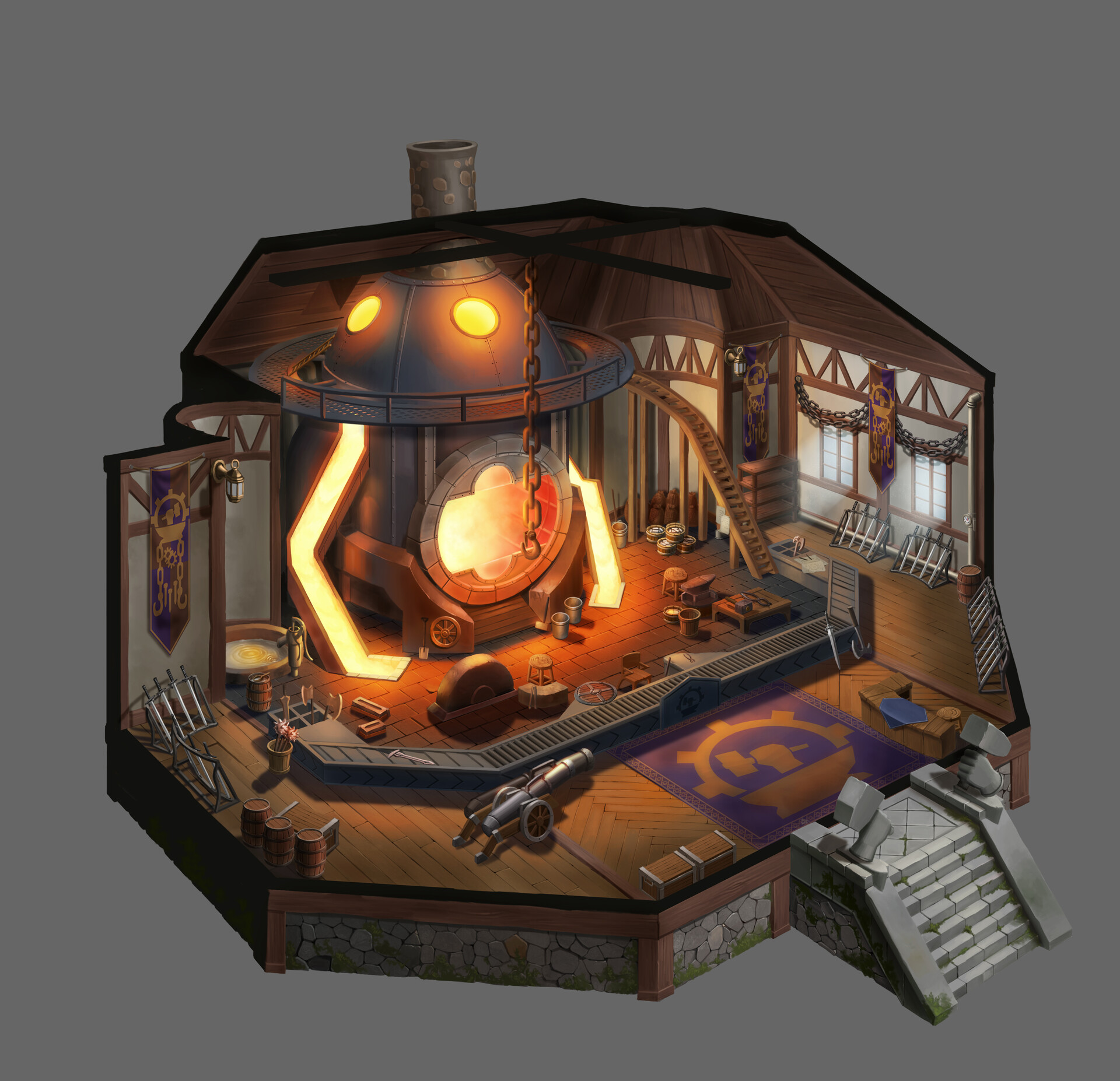 ArtStation - blacksmith's shop