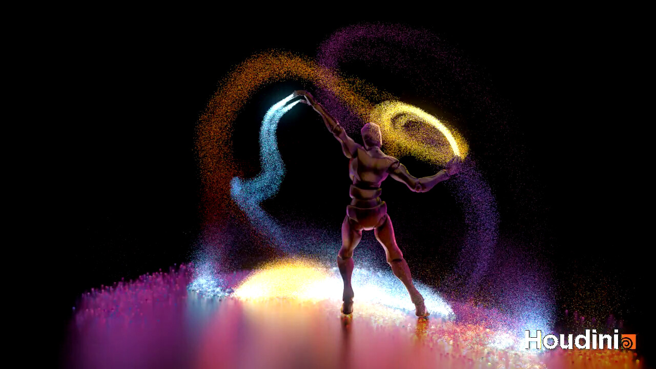 ArtStation - Dancing with Particles