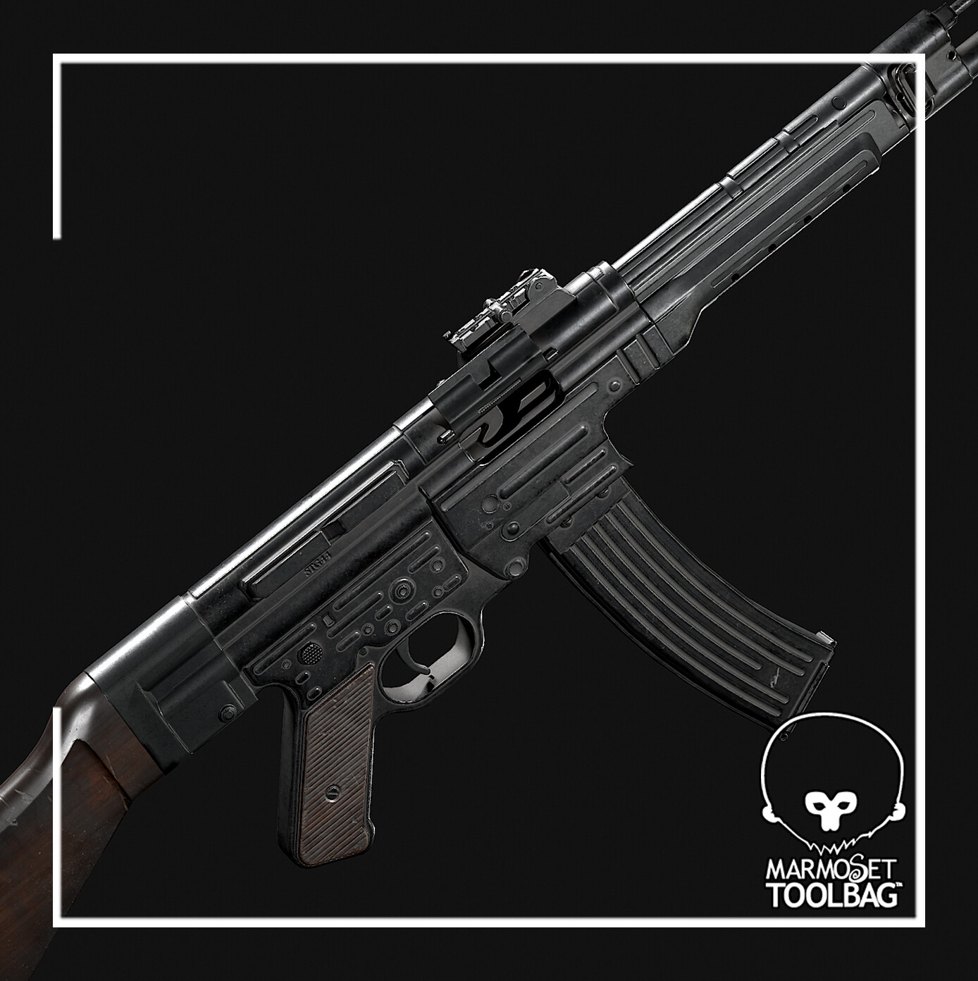 ArtStation - STG44 Assault rifle