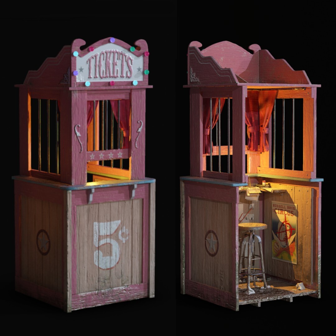 ArtStation - Ticket Booth