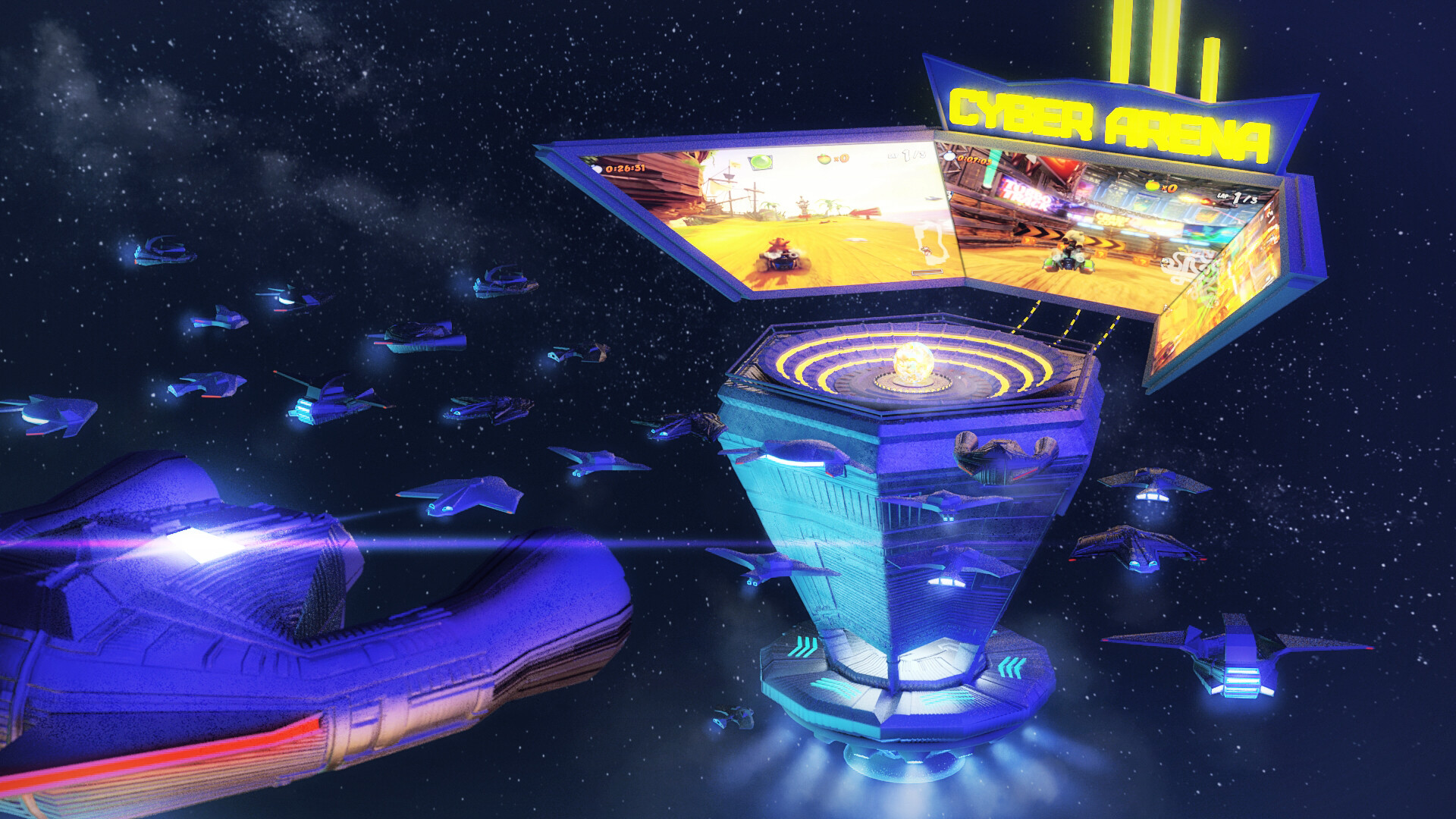 ArtStation - Cyber arena