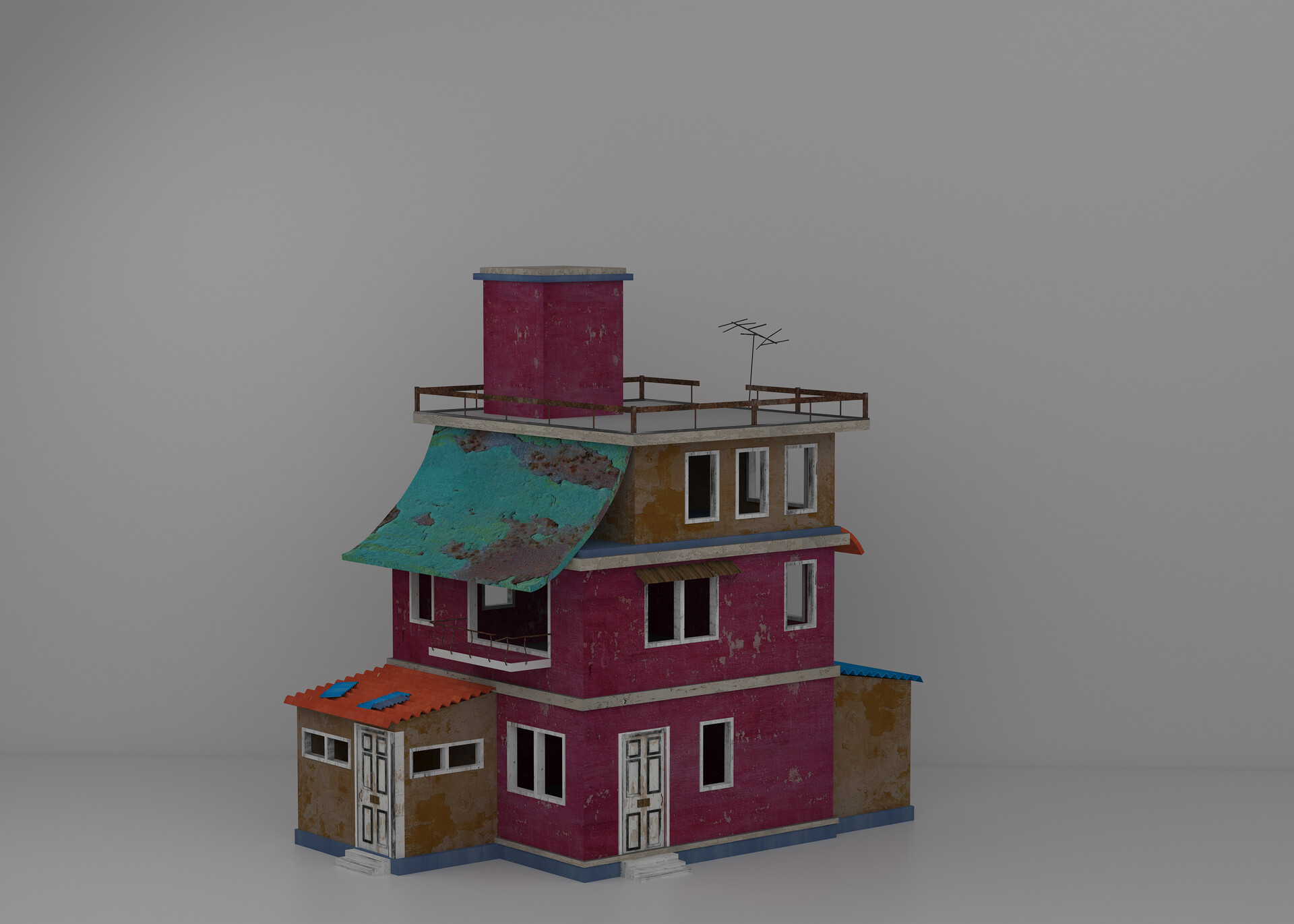 ArtStation - Pubg House Modelling