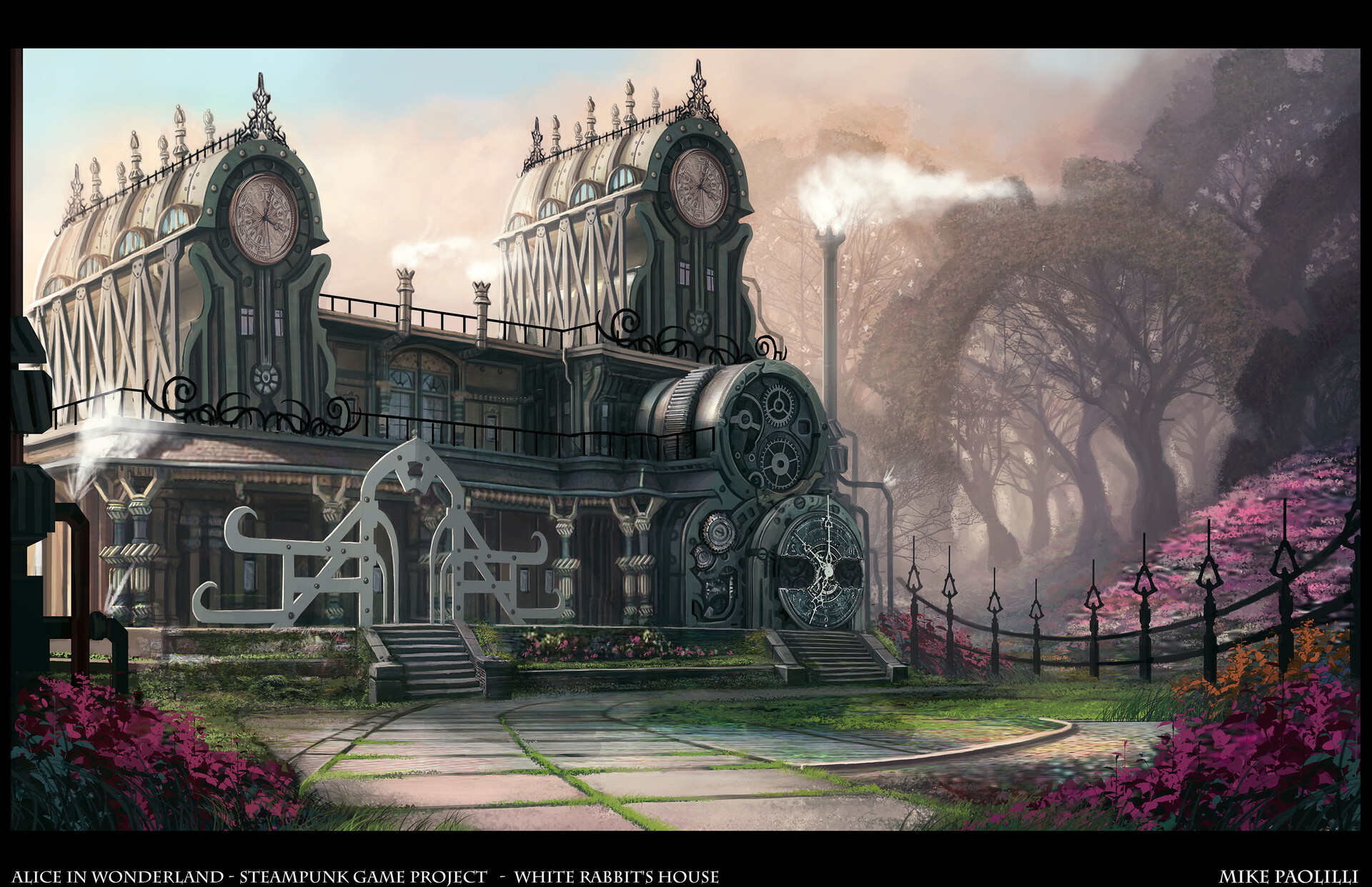 ArtStation - White Rabbit House, Mike Paolilli