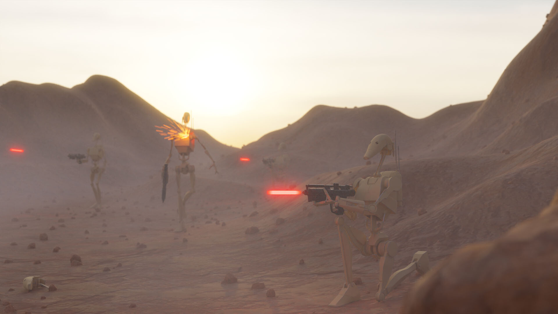ArtStation - Star wars battle droid