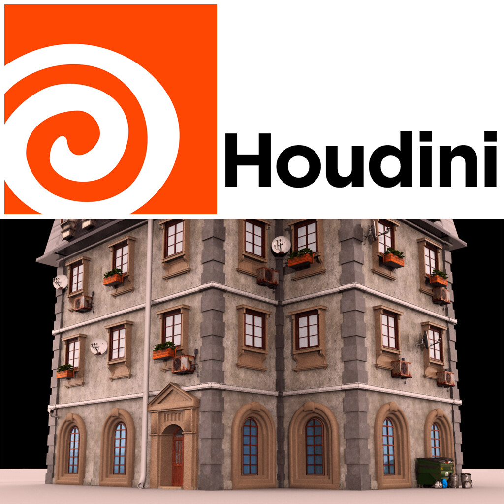 ArtStation - Houdini Procedural Building