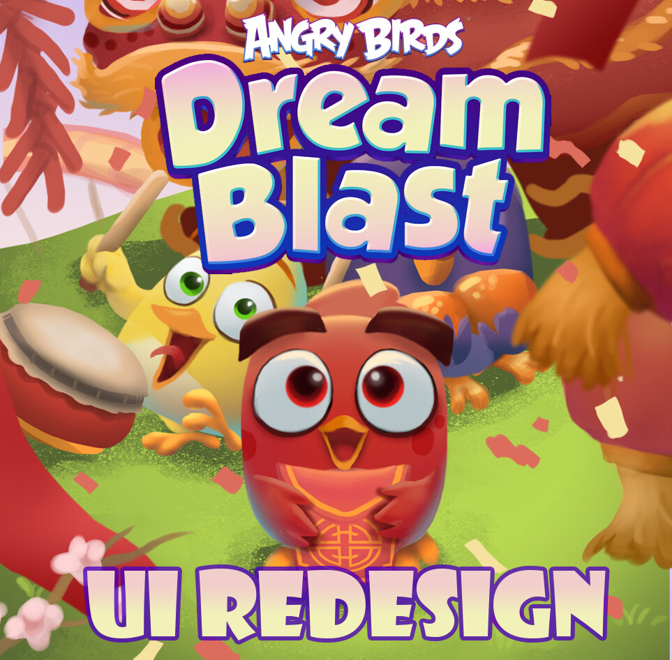 ArtStation - [Angry Birds: Dream Blast] Lunar New Year UI Concept