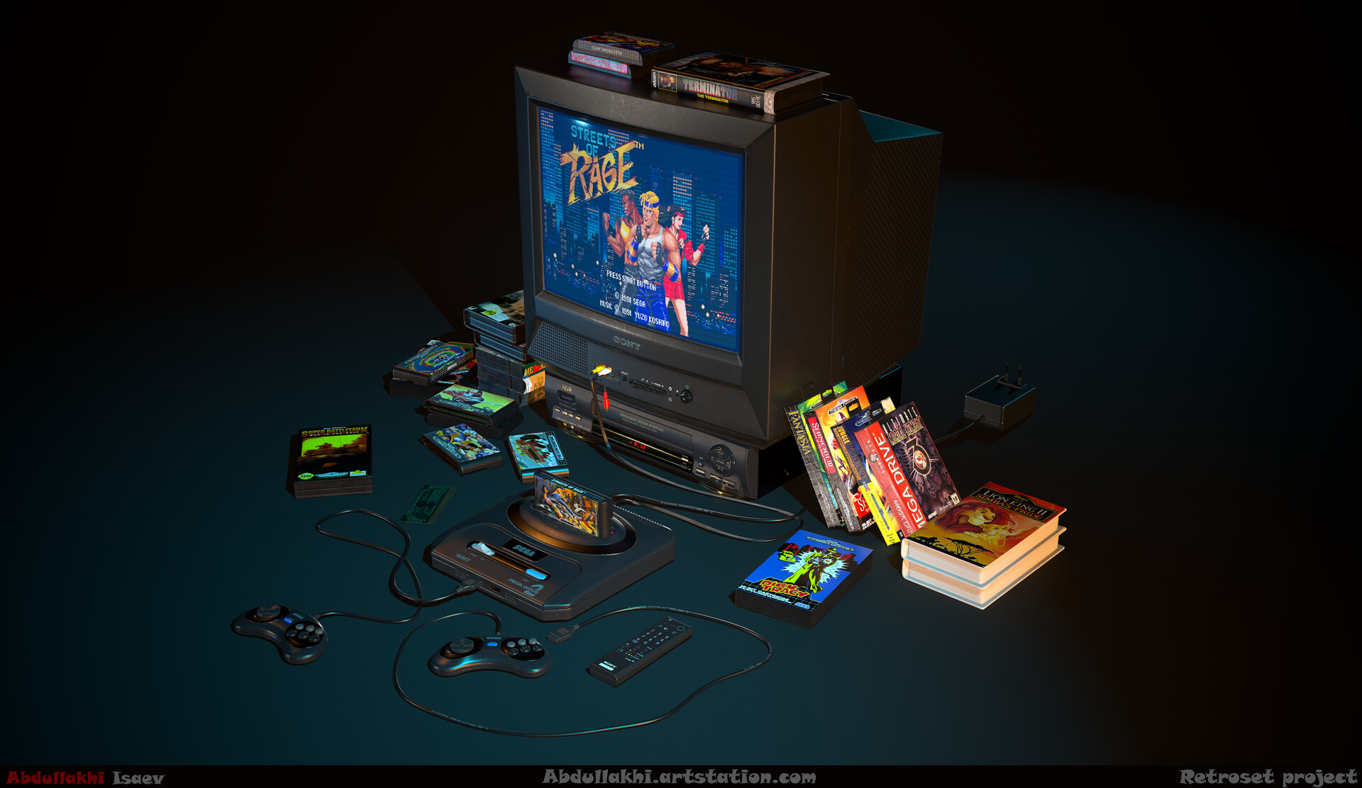 ArtStation - Sega Mega drive