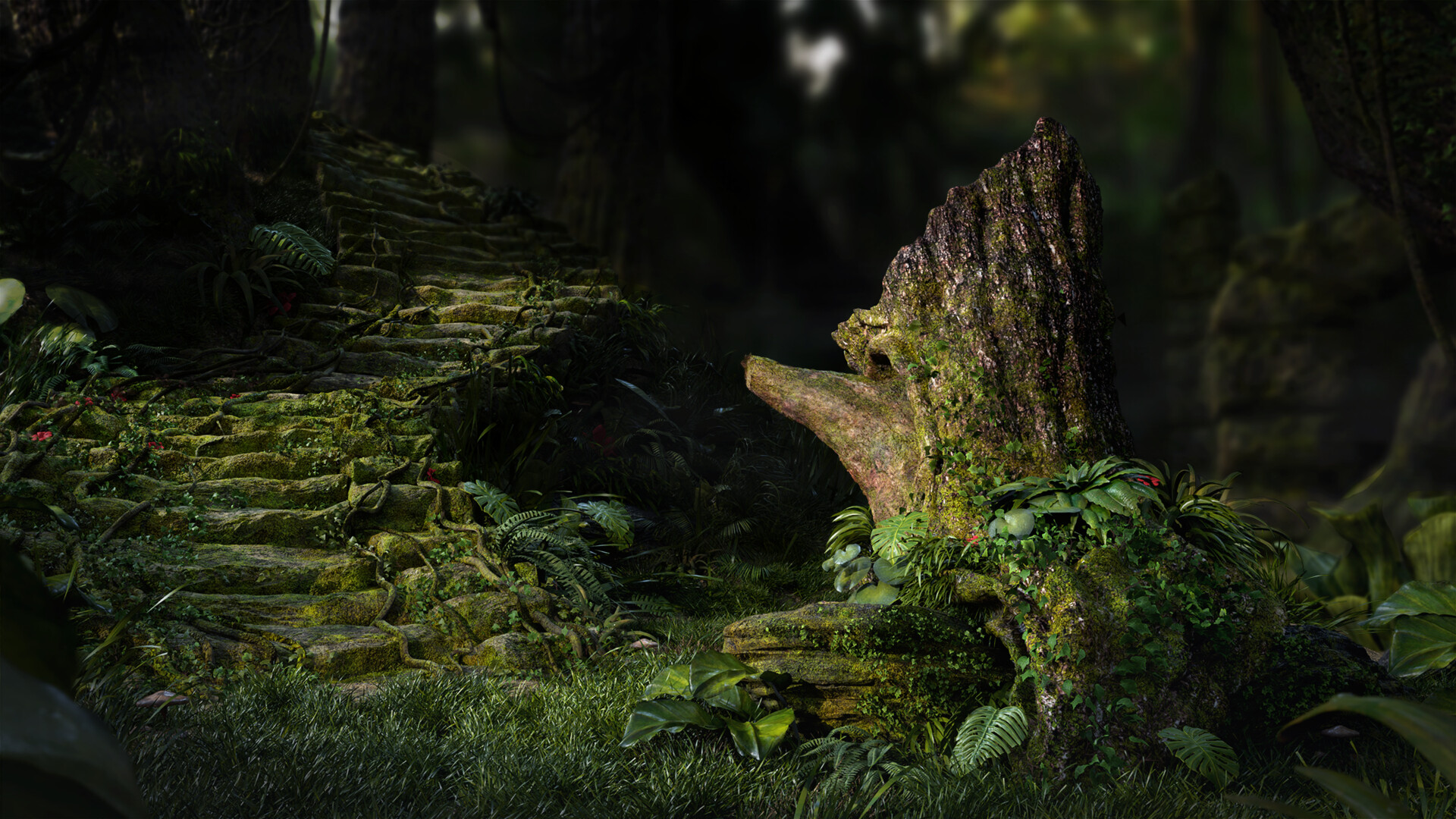 ArtStation - Jungle Ruins