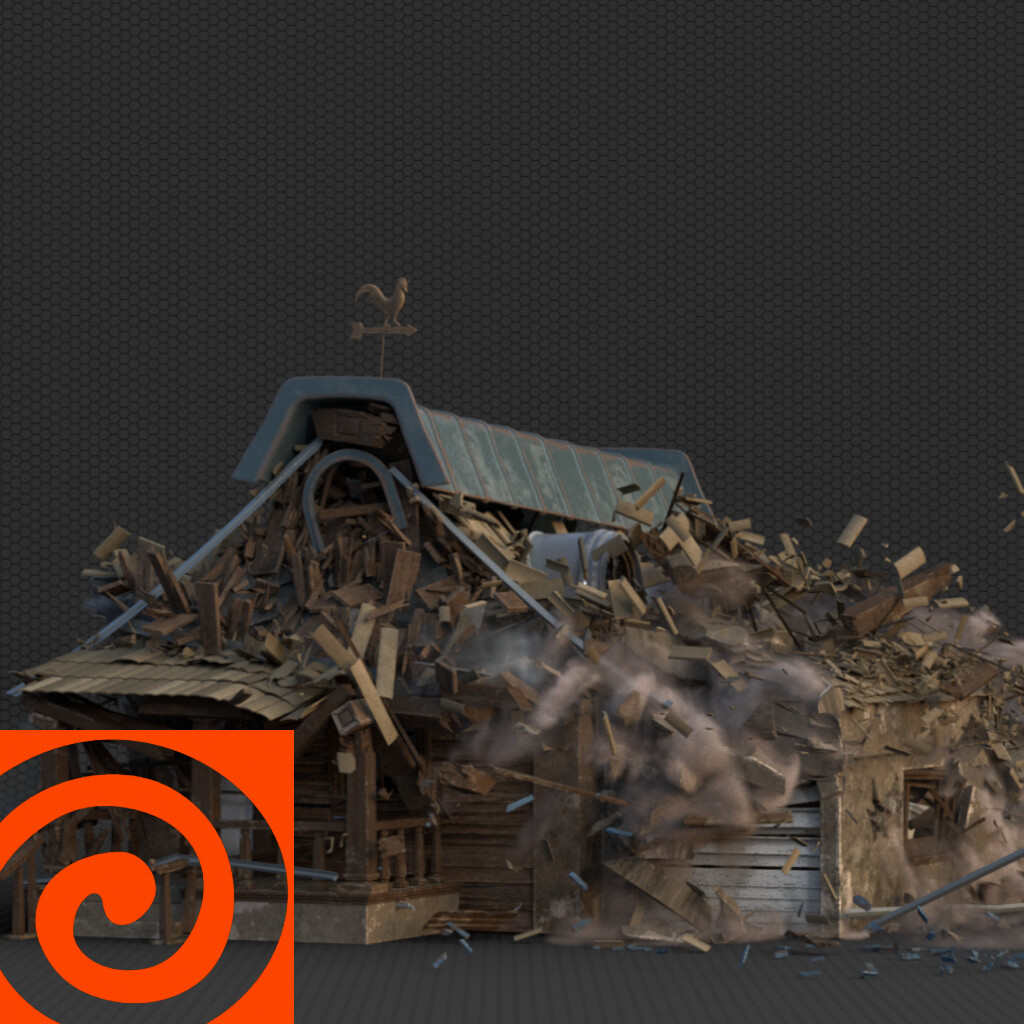 ArtStation - House Destruction