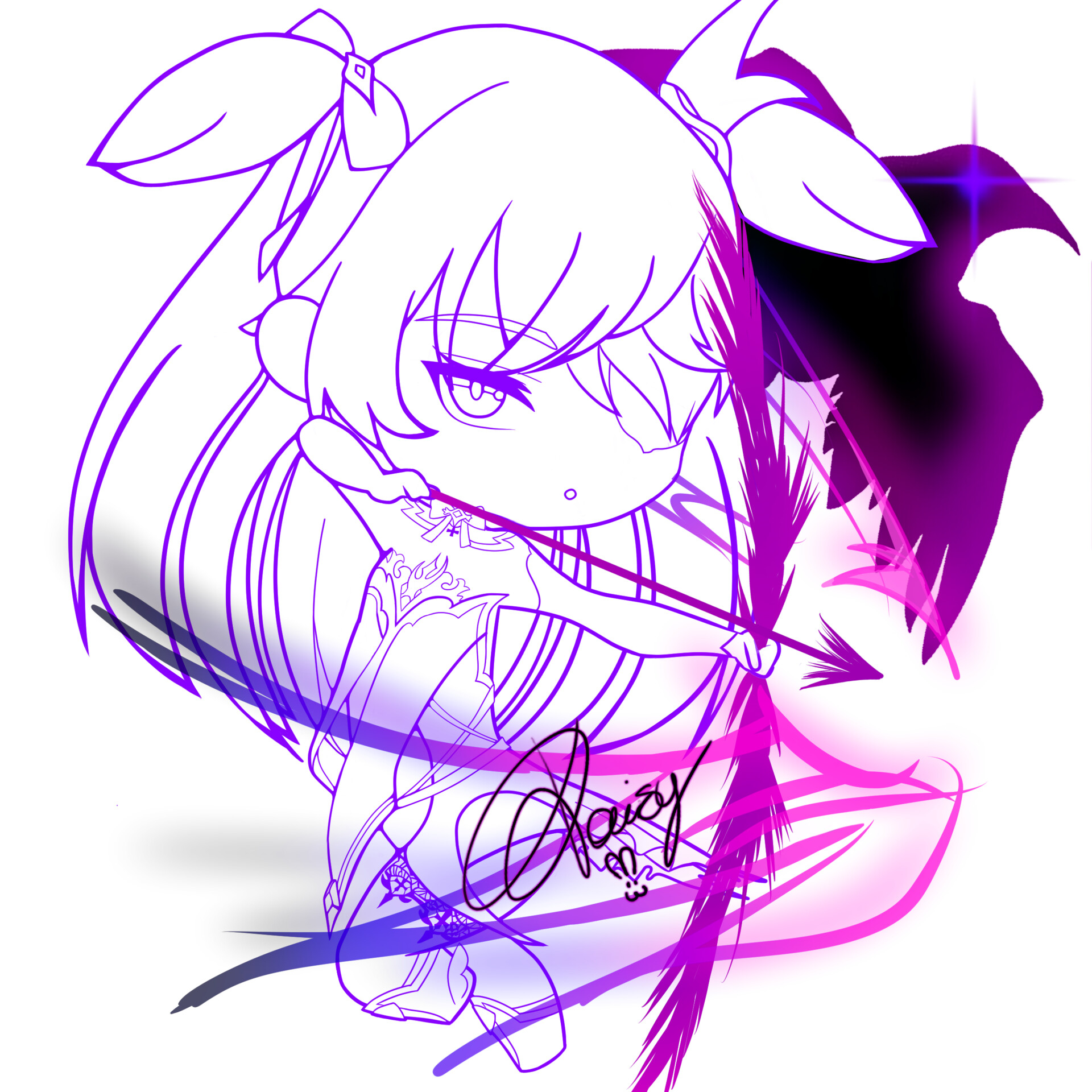 ArtStation - Chibi Fischl - Genshin Impact