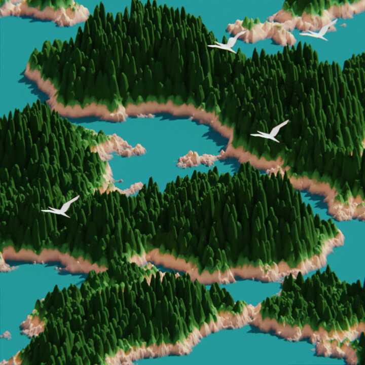 ArtStation - Nodevember 16 - Forest