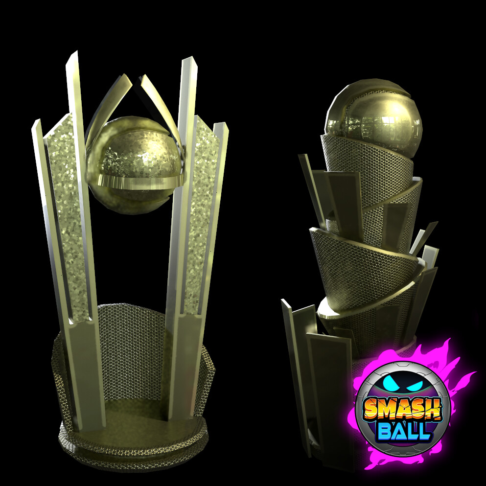 ArtStation - Game Pill - Smash Ball - Game Trophies