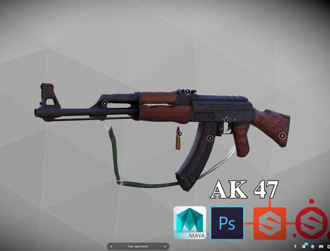 ArtStation - AK 47 (Free Model)
