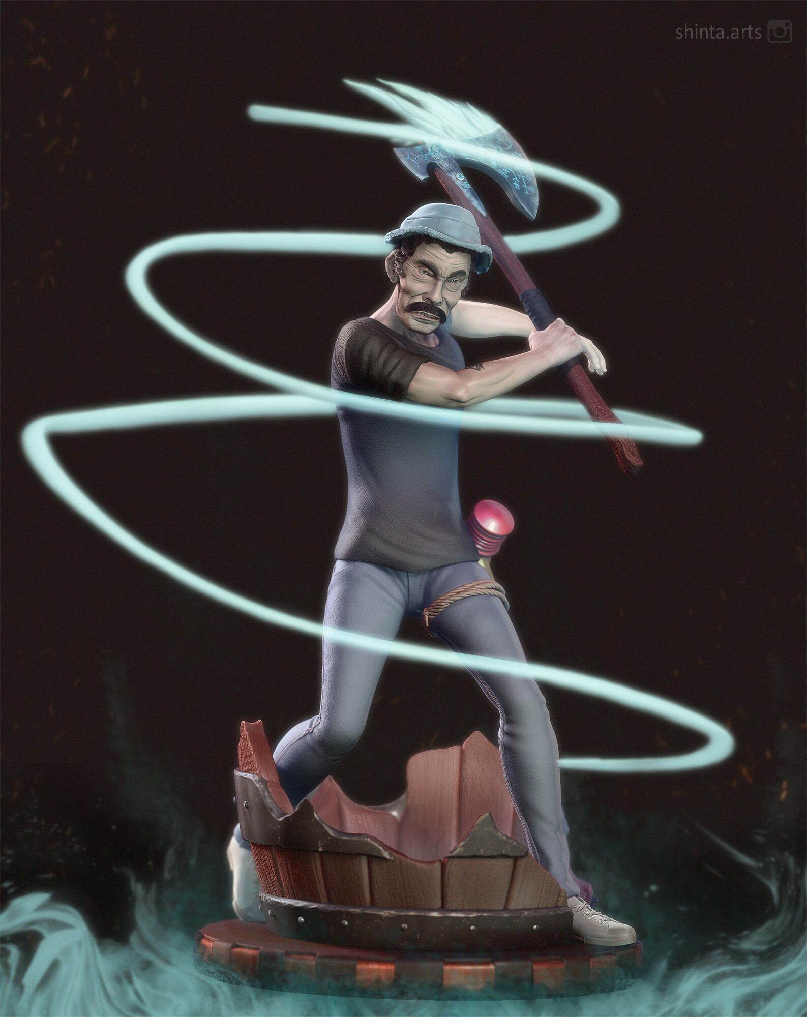 ArtStation - 3D Modeling Mr Madruga