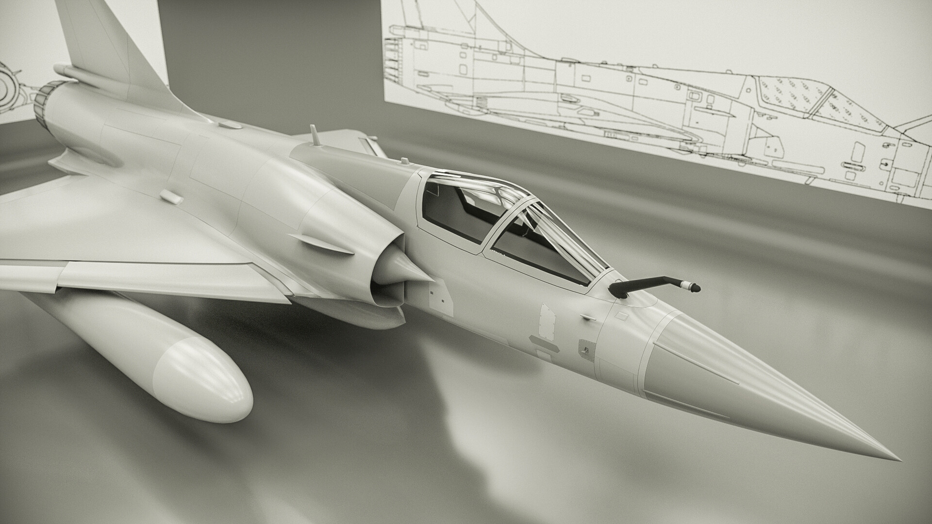 ArtStation - Mirage 2000-C -WIP-