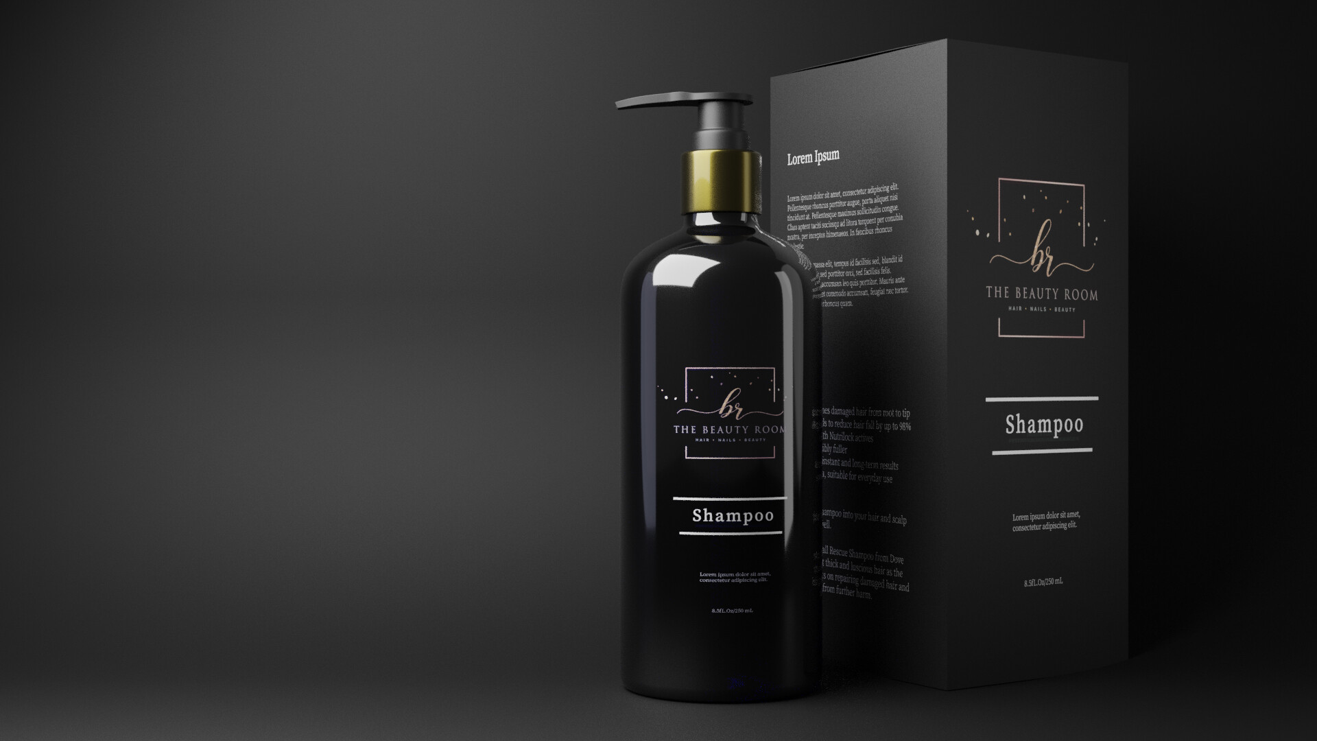 ArtStation - Shampoo Advertisement-3D product