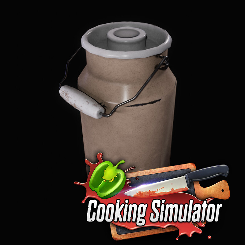 ArtStation - Milk can - Cooking Simulator