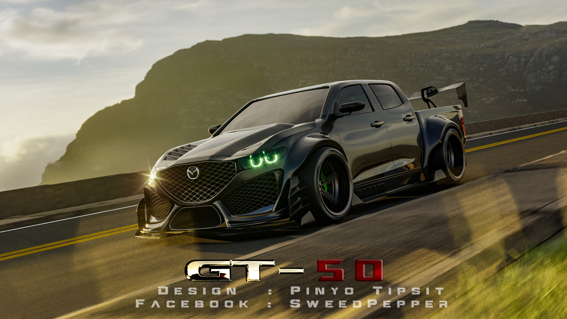 ArtStation - Full CGI MAZDA BT - 50 widebody (Fan art).