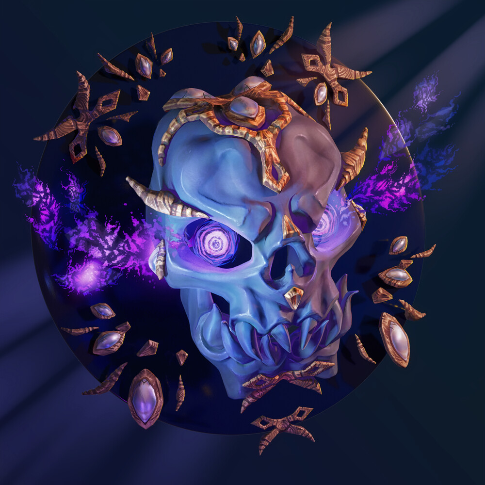 ArtStation - Fantasy Skulls