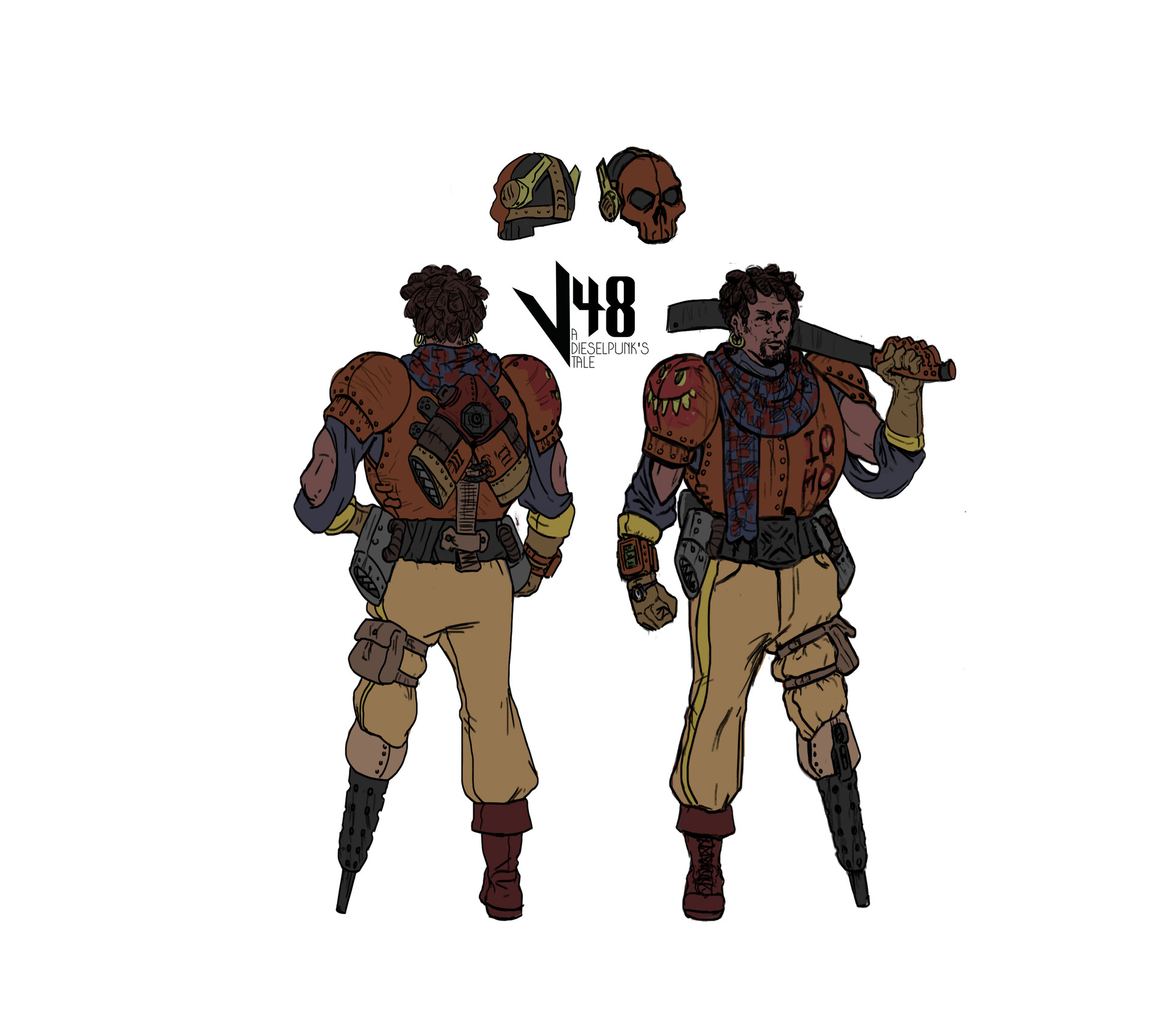 ArtStation - V48 A Dieselpunk's Tale - Pirate Crew Characters