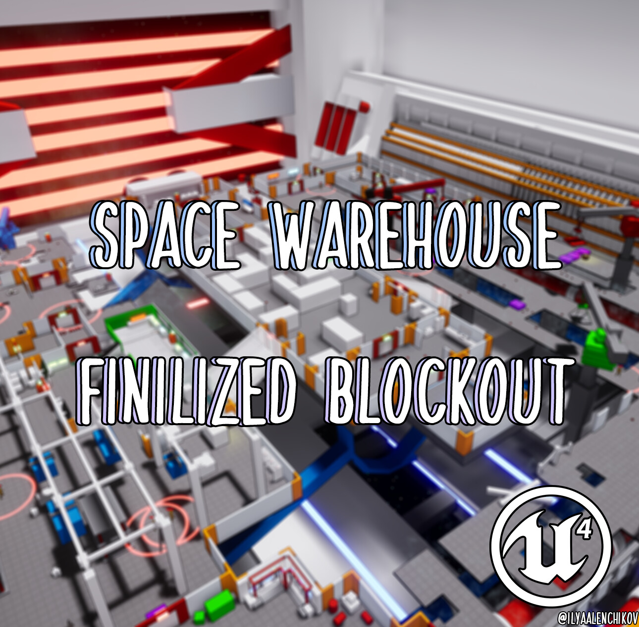 ArtStation - Space Warehouse Blockout | Finilized