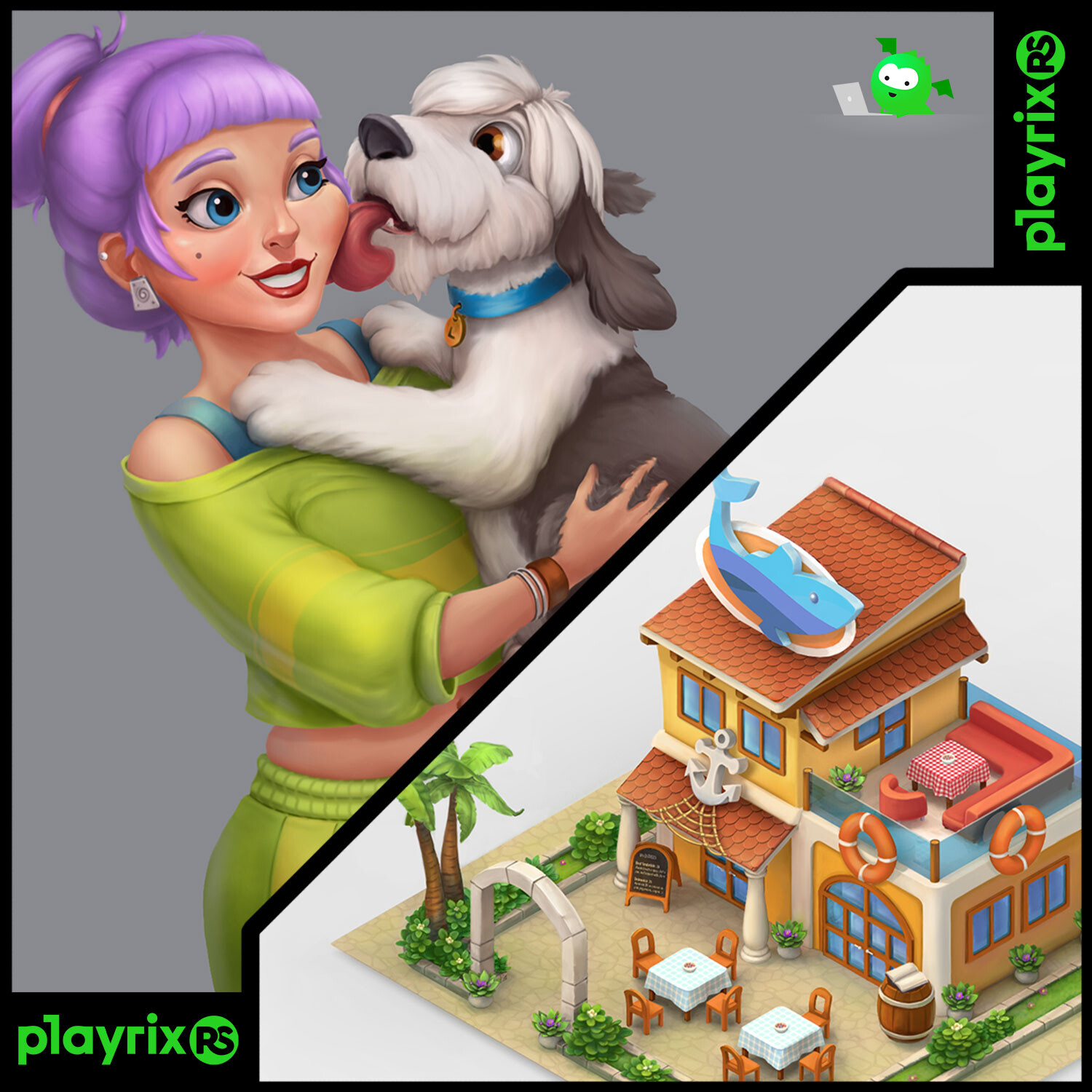 Livia Radman - Character / Building design