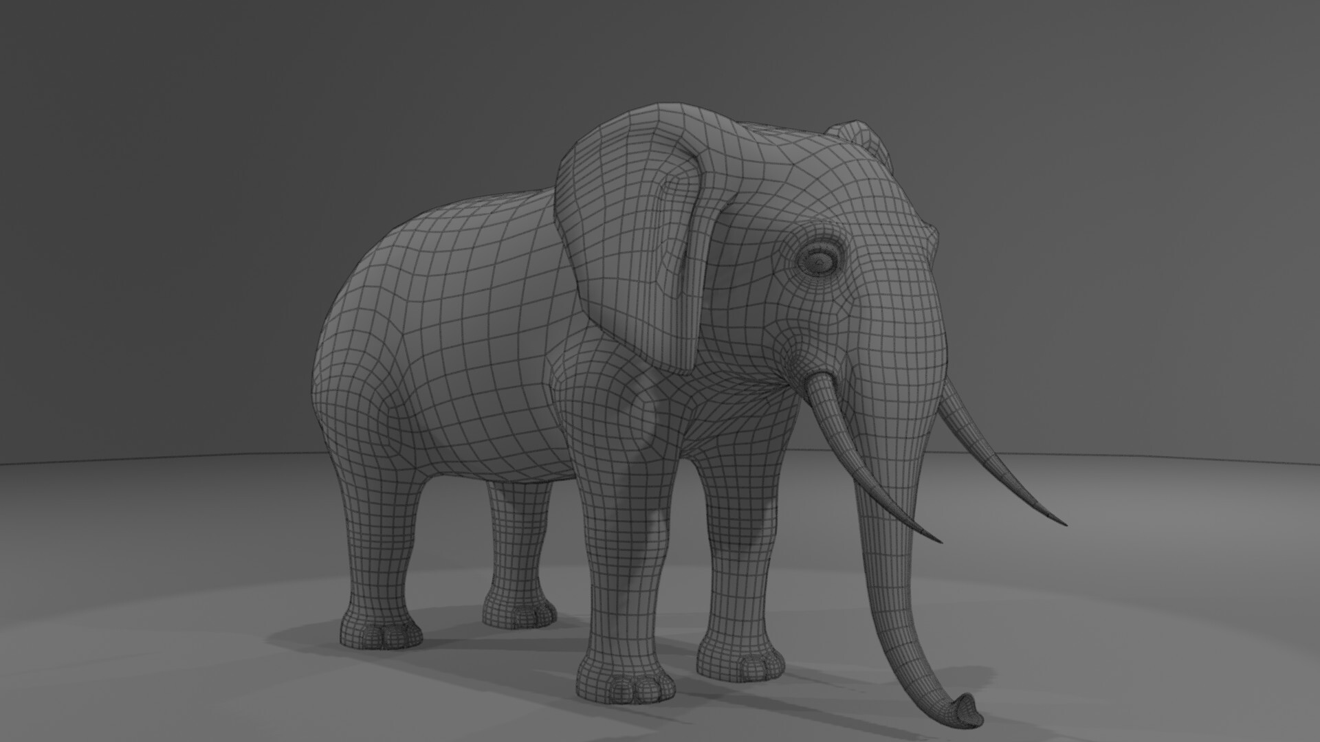 ArtStation - elephant 3d modelling