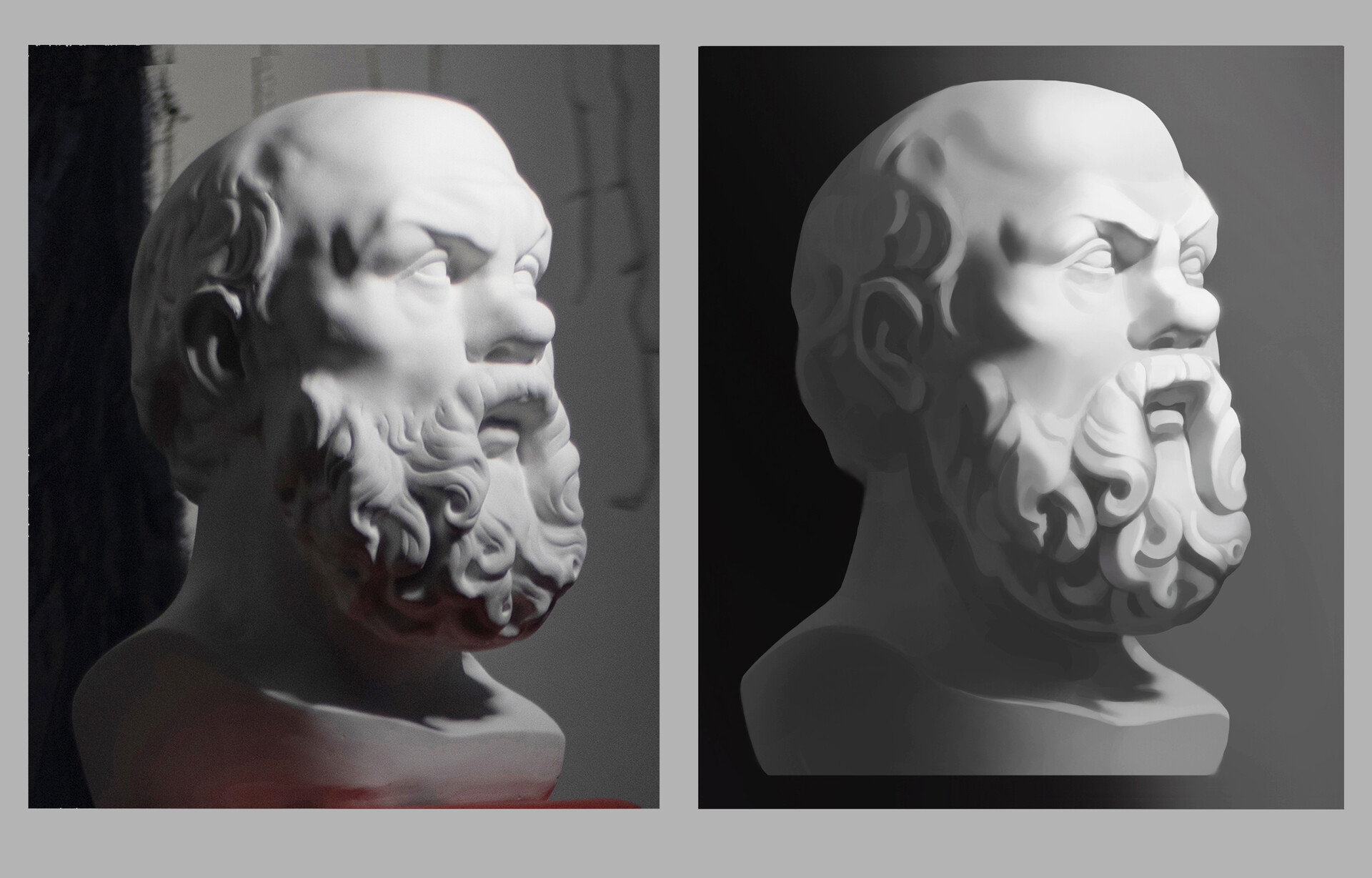 ArtStation - plaster heads