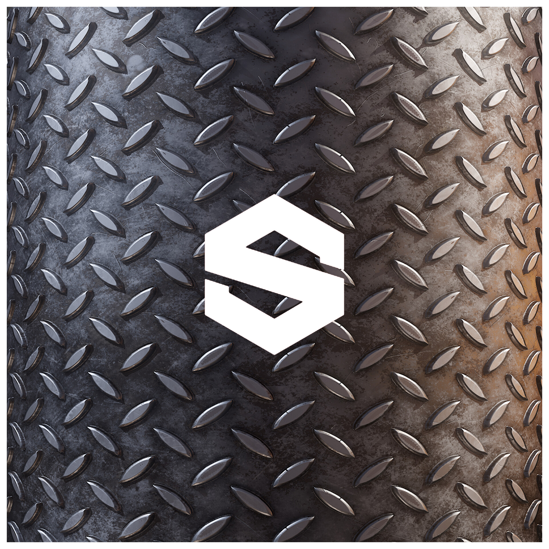 ArtStation - Metal Diamond Plate - Substance Designer 2020