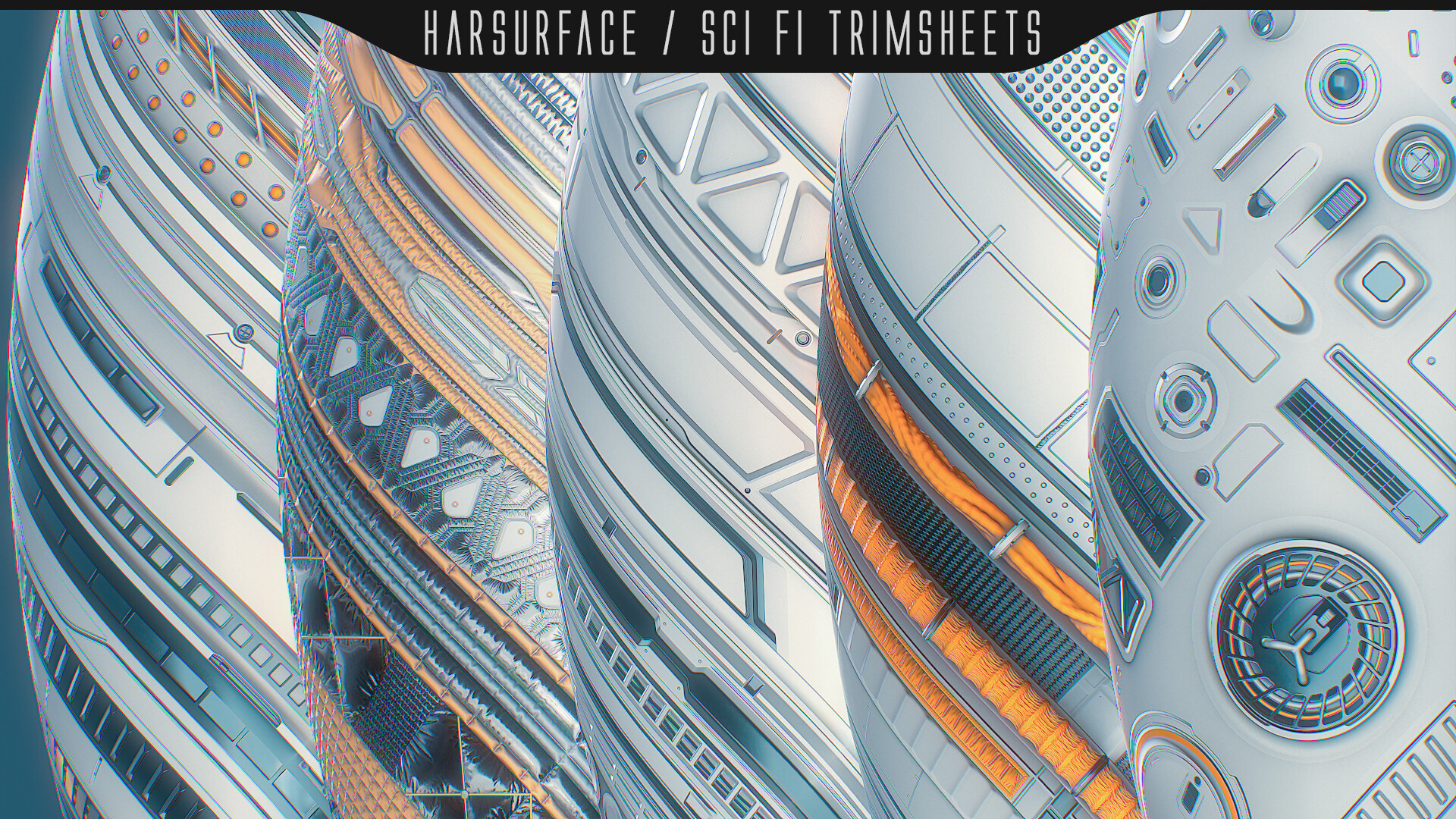 ArtStation - Hardsurface / Sci fi Trimsheets