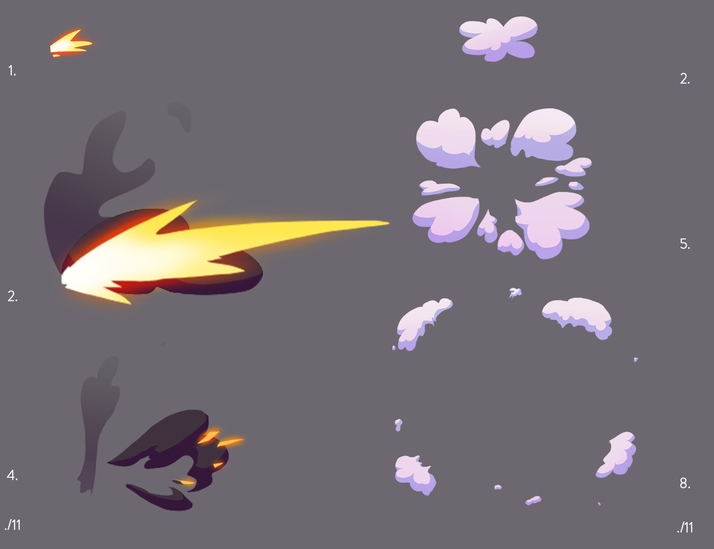 ArtStation - 2DFX - Bang! and Boom!