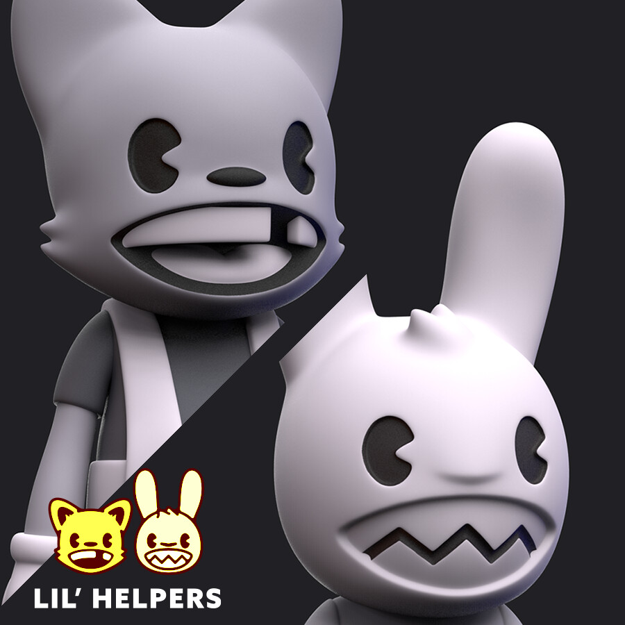 ArtStation - The Helpers - Super Plastic