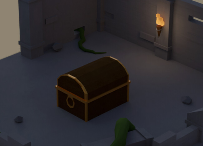 Laura Wheale - Environment Design: Treasure Room Diorama