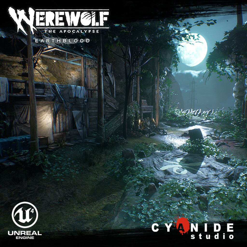ArtStation - Werewolf: The Apocalypse Earthblood -The Forest Caern