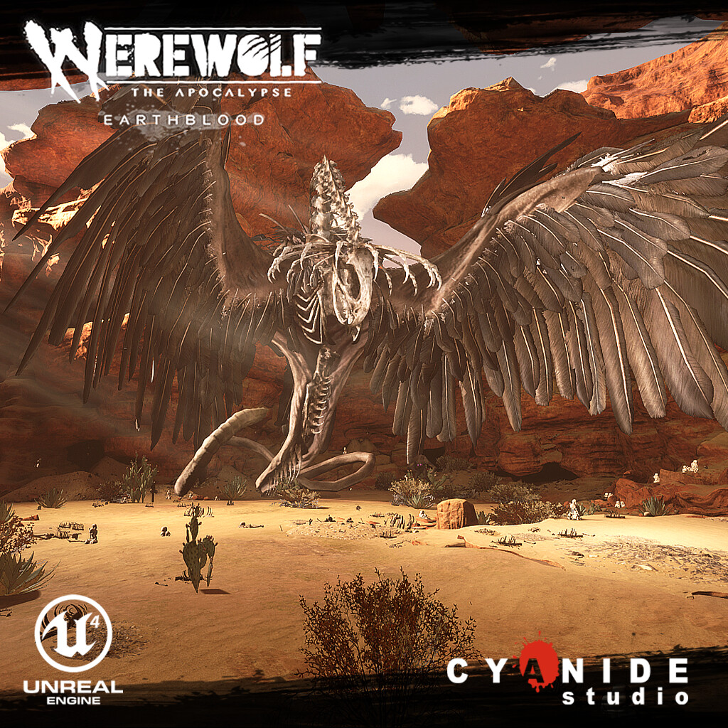 ArtStation - Werewolf: The Apocalypse Earthblood - The Nevada Caern