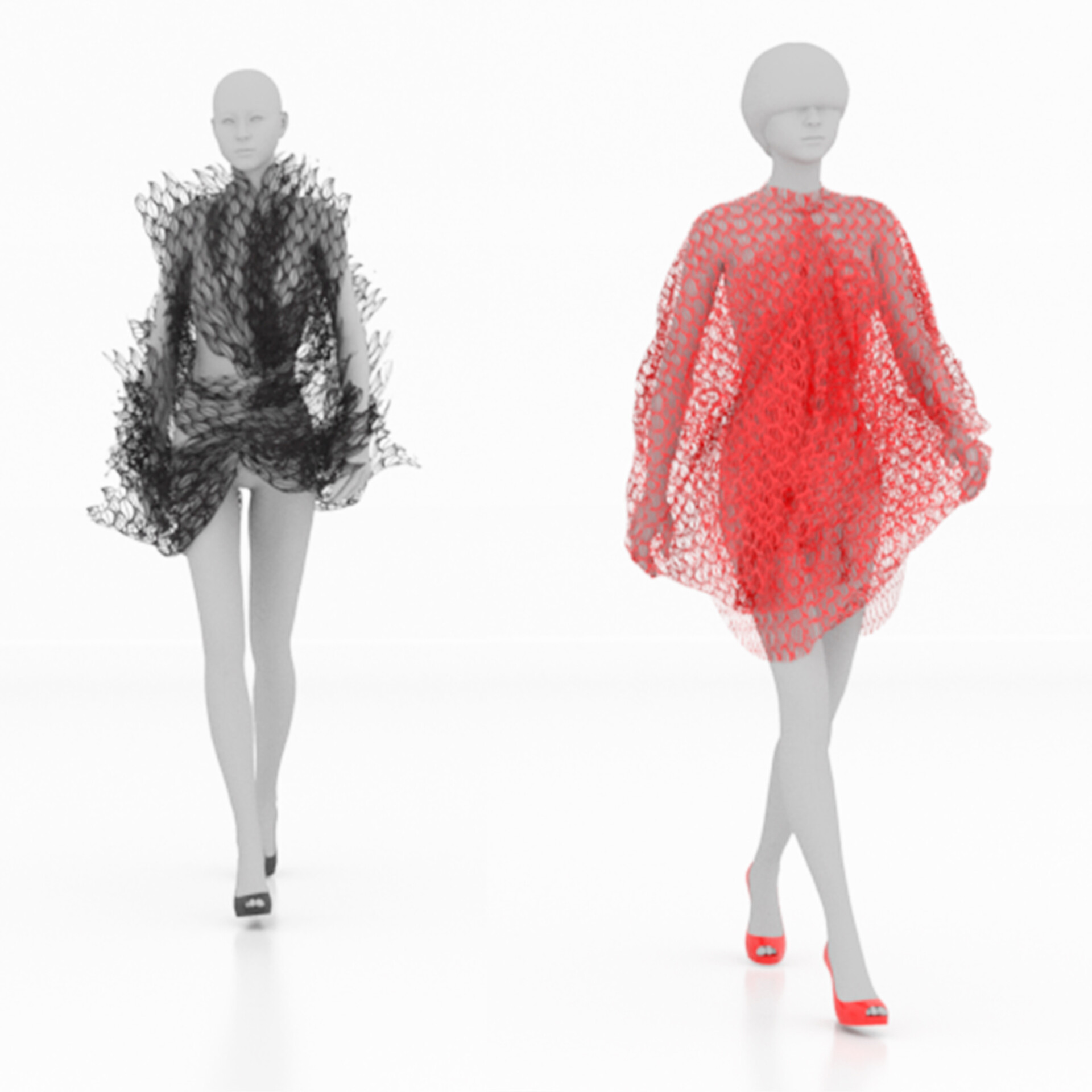 ArtStation - Fashion show simulation.