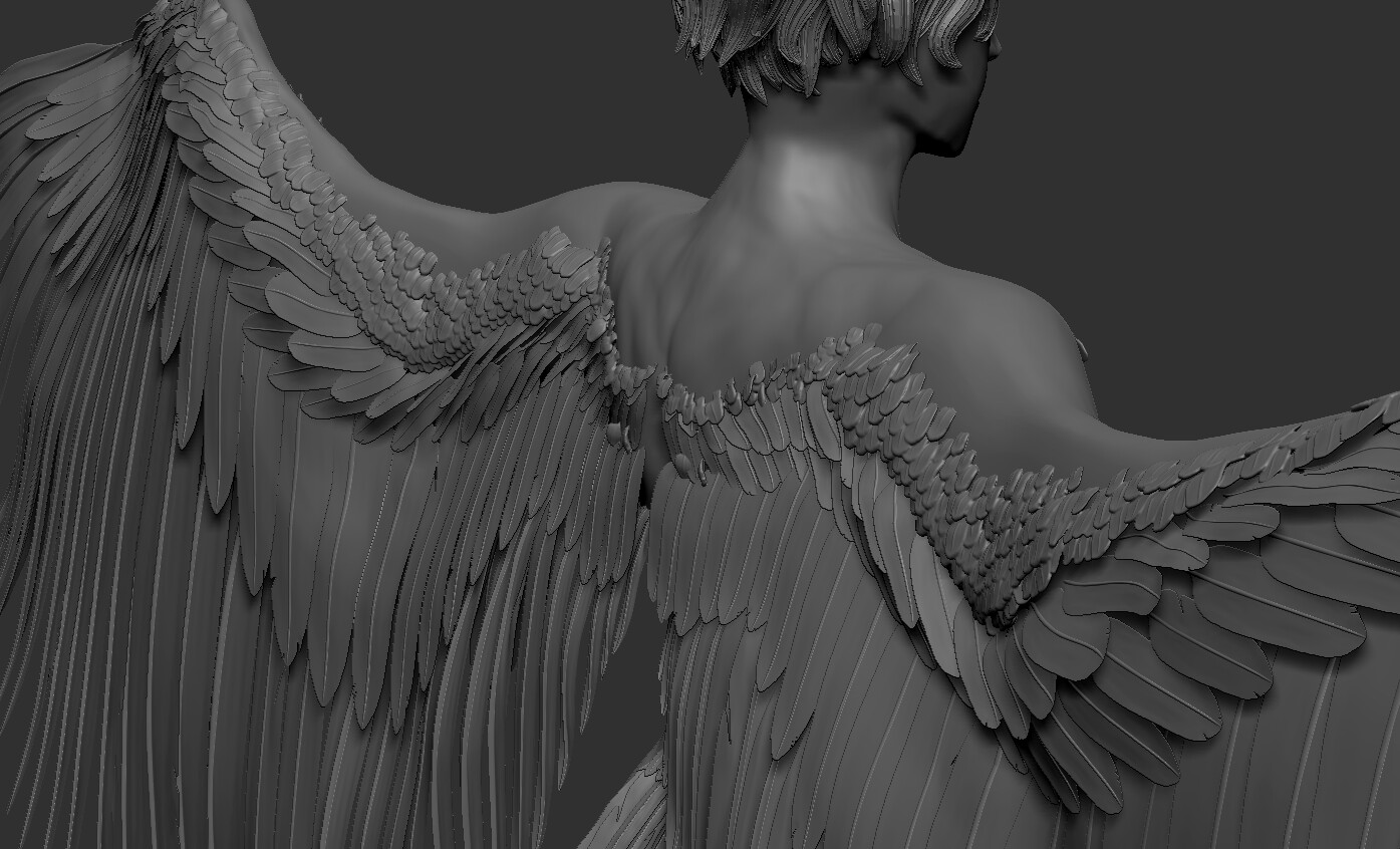 ArtStation - Winged Man High-Poly