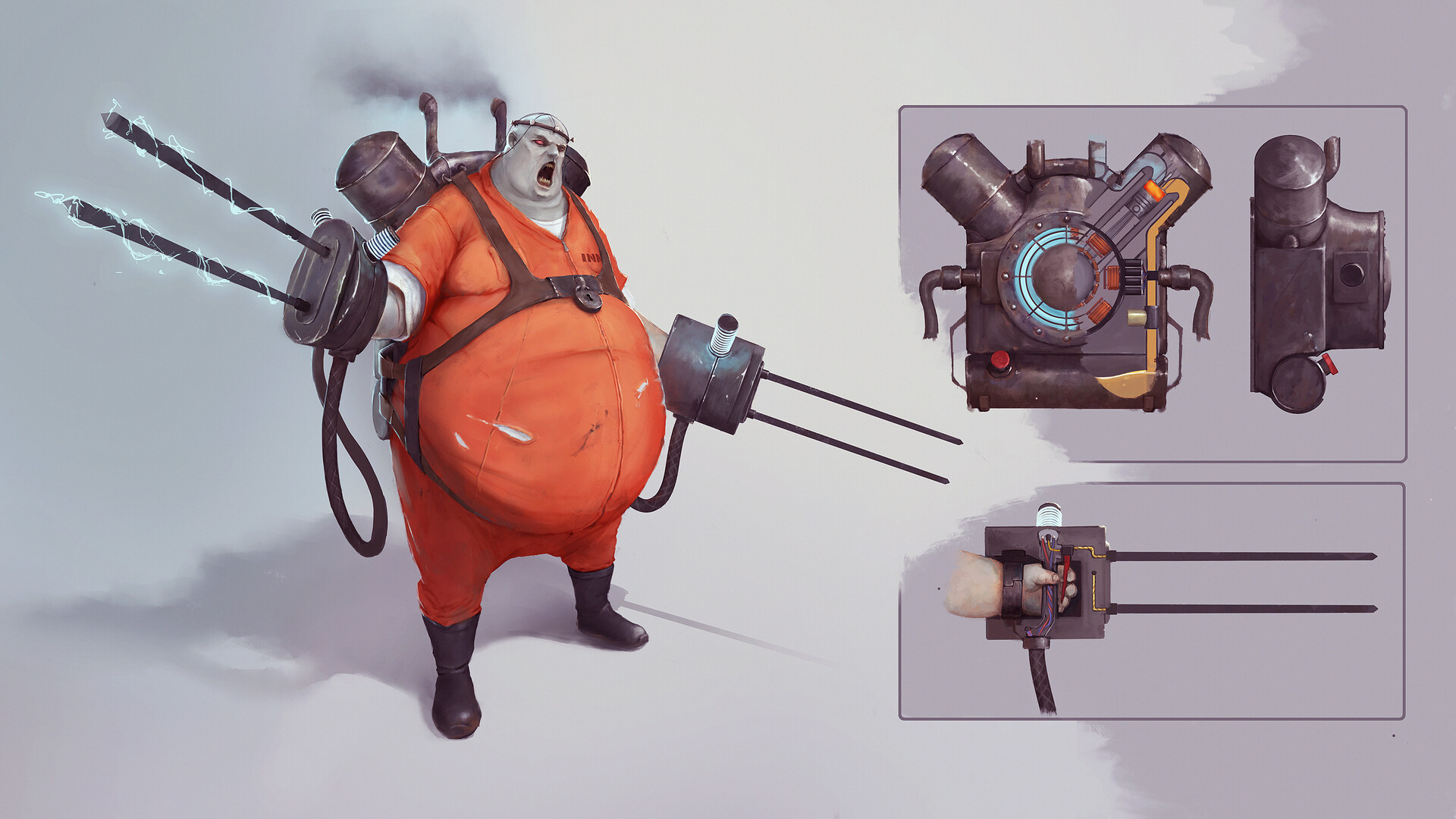 ArtStation - Fat Zombie Concept