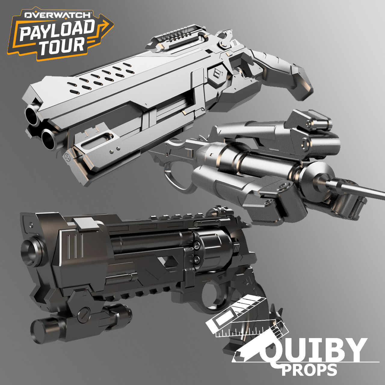 ArtStation - Overwatch - "Payload Tour 2018" Prop models