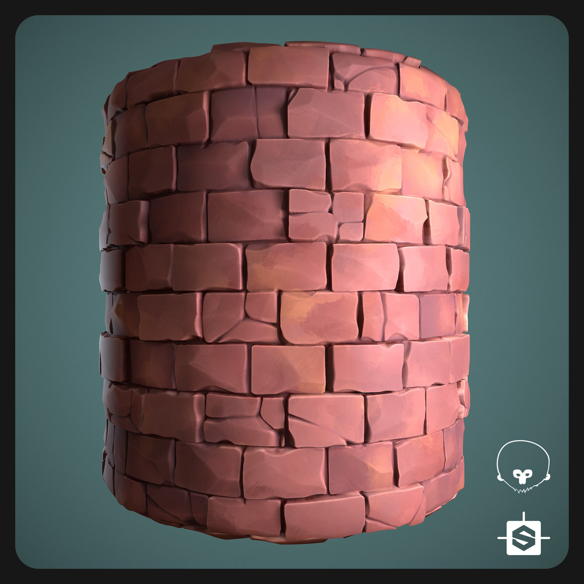 ArtStation - Stylized Bricks