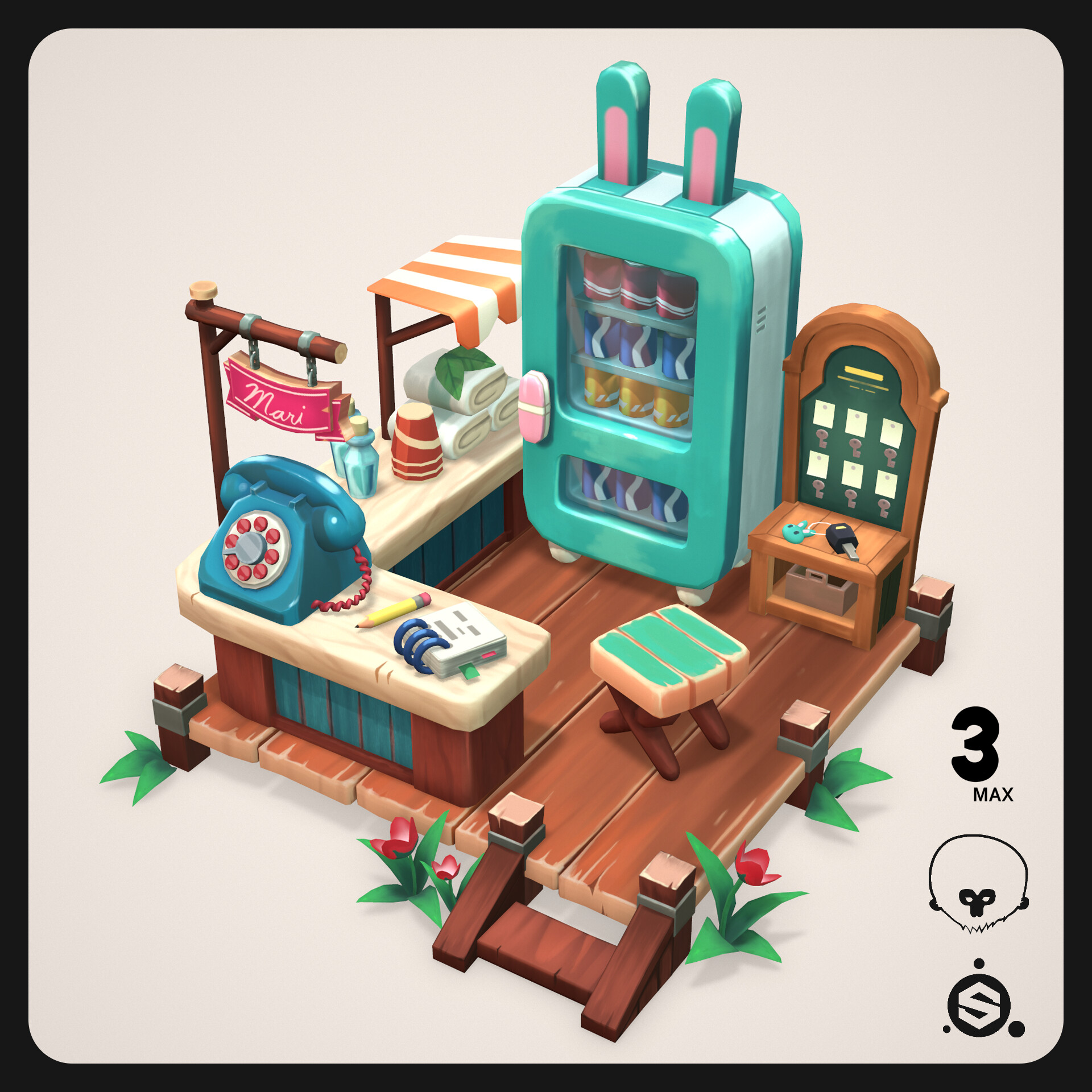 ArtStation - Bunny Fridge