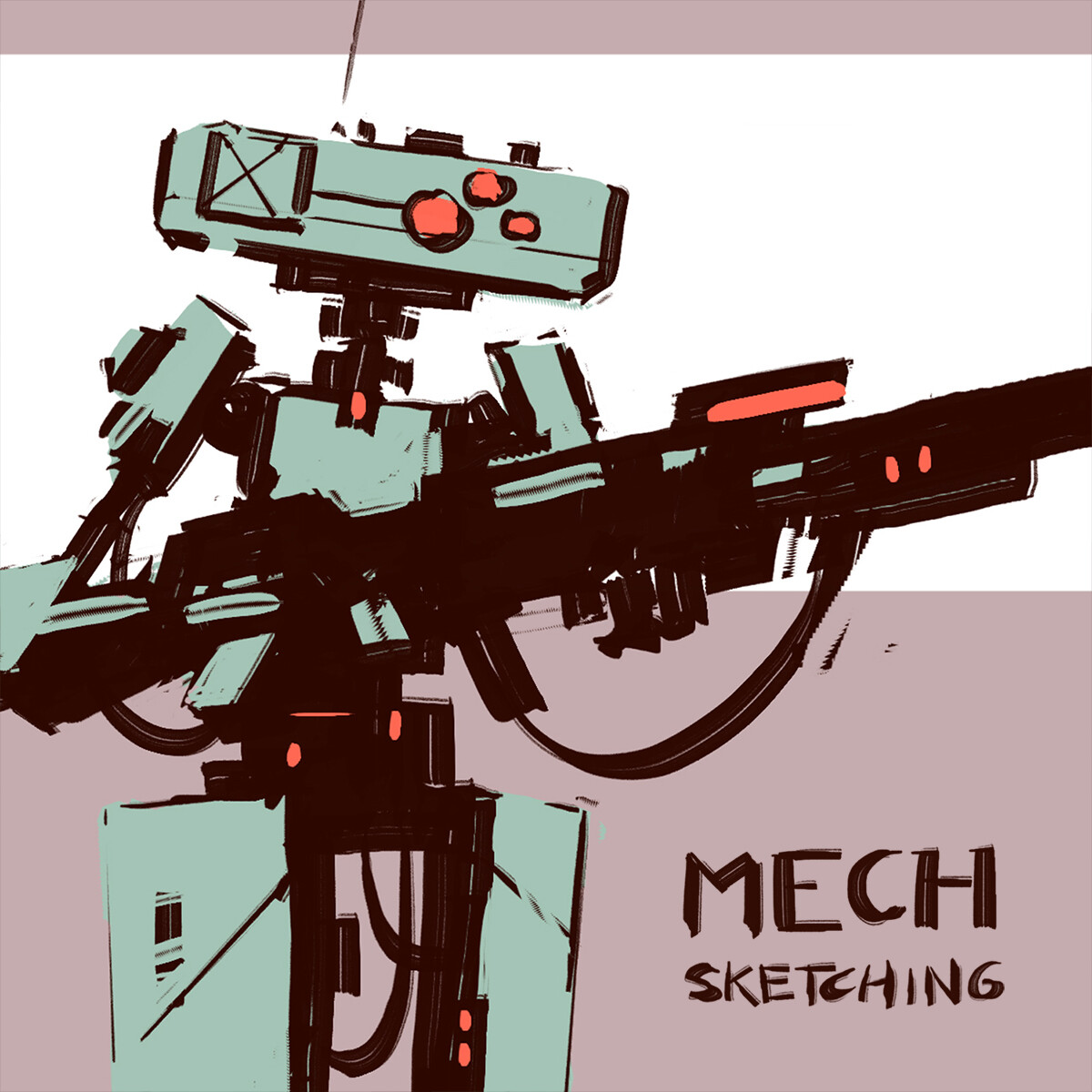 ArtStation - Mech Sketching