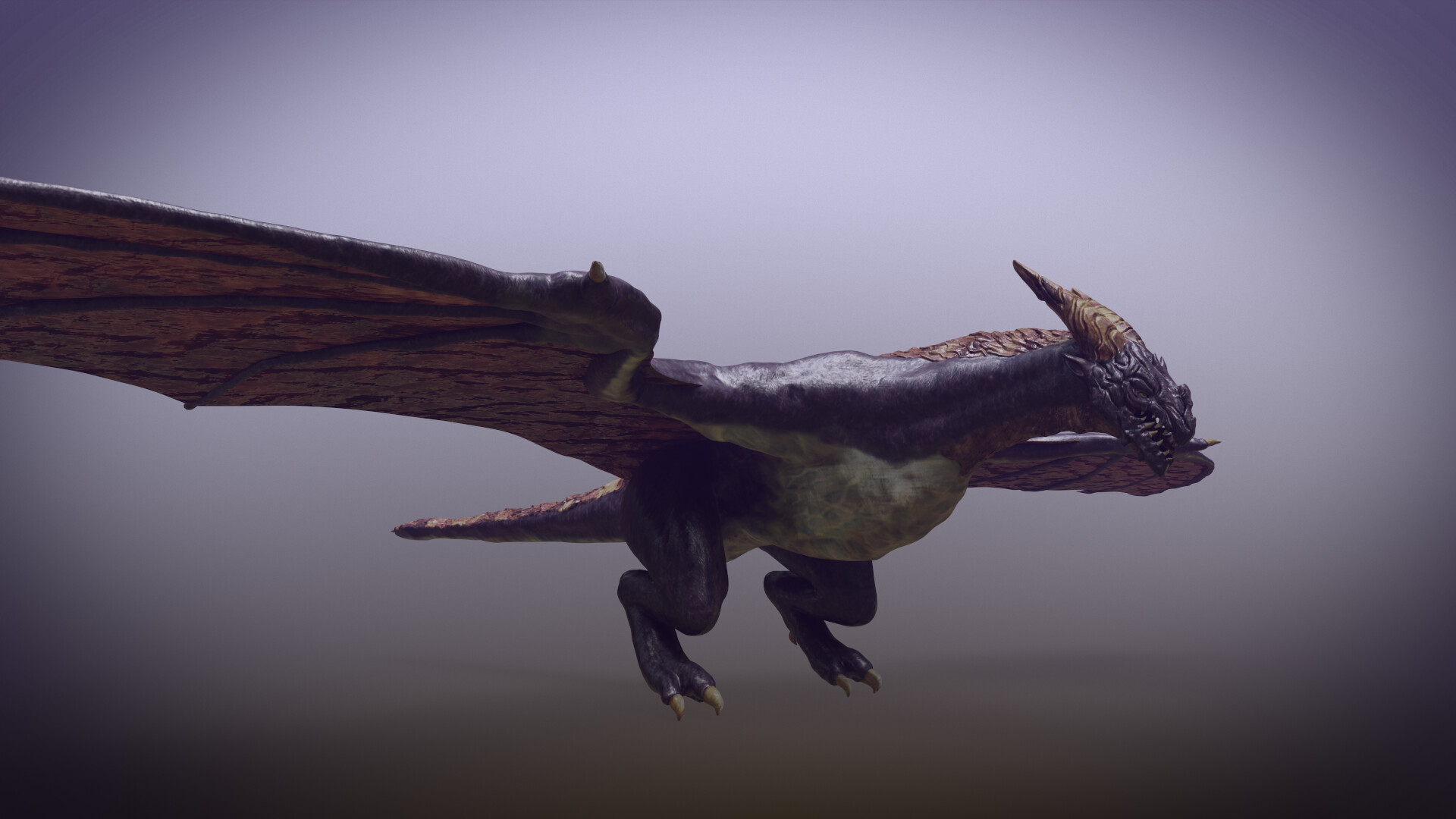 ArtStation - Game Ready Dragon Project for CGSpectrum