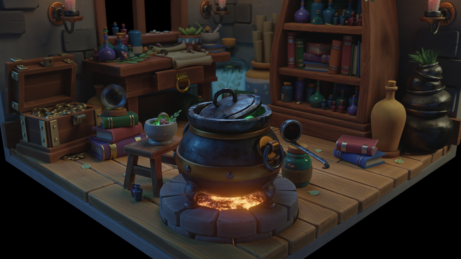 ArtStation - A Witch's Lair