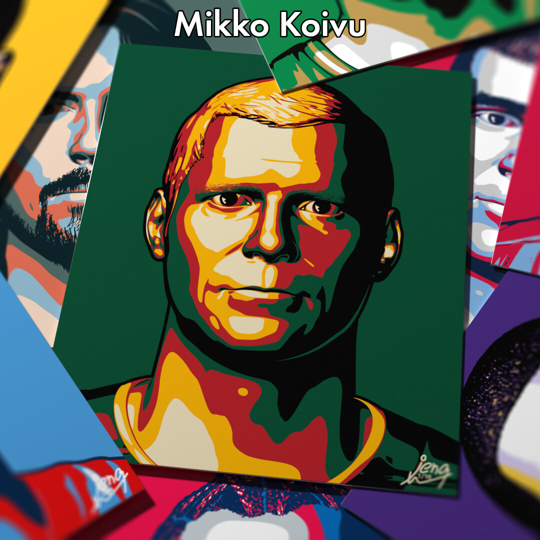 The Official Website of vector portrait artist Jeng. - Mikko Koivu